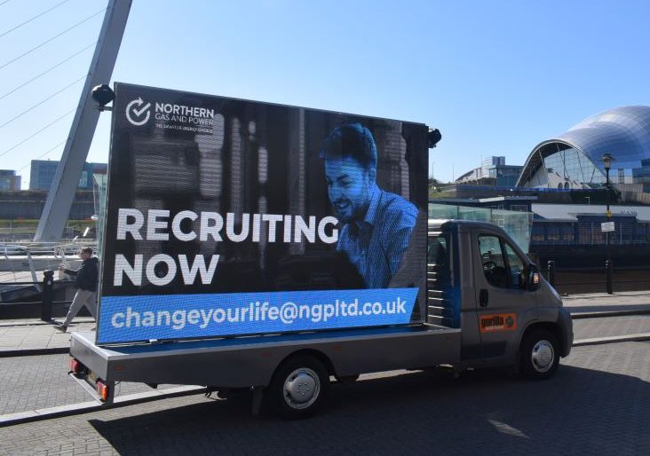 Digital AdVans 1, 2 & 3-Side Hi-Impact Screens - Gorilla Media